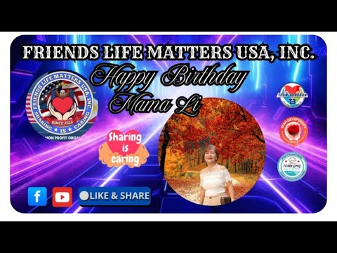 Livestreaming of FRIENDS LIFE MATTERS USA 🇺🇸 INC - YouTube