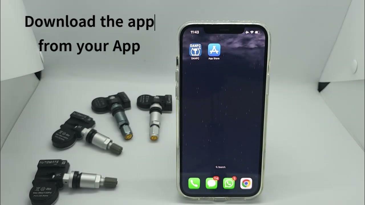 AUTOMATE Sensors - How to configure a sensor with NFC Technology - YouTube