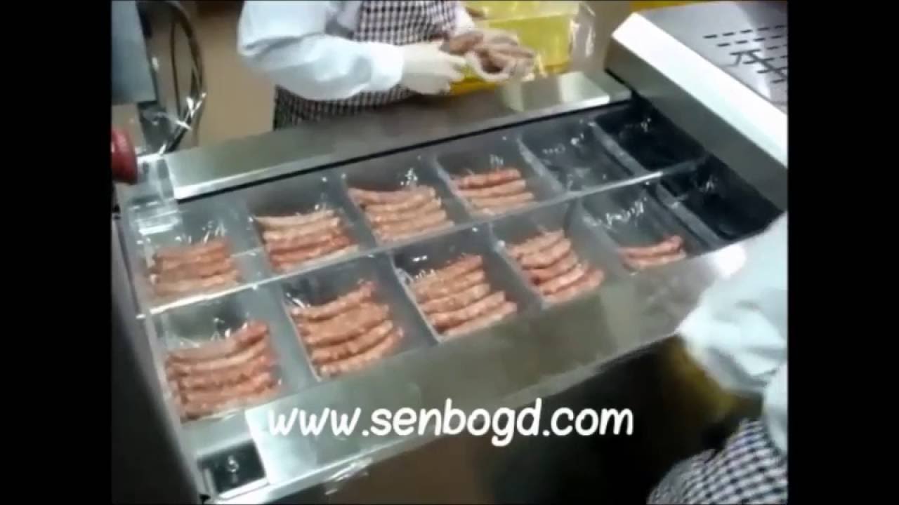 Sausage Packing Line / Flow Pack / Horizontal Packaging Machine - YouTube