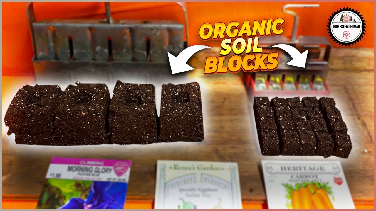 How To Make Organic Soil Blocks - YouTube