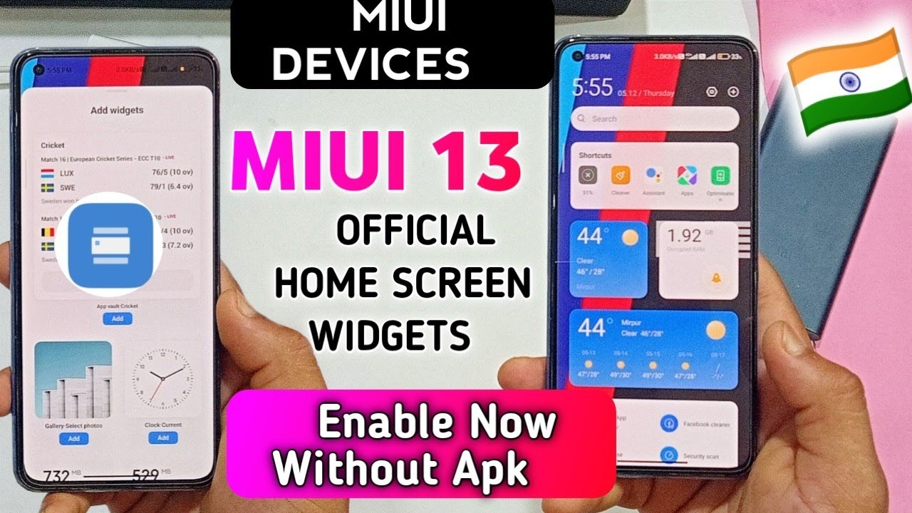 MIUI 13 Official Widgets Enable Now Without Any Apk | Official Method ...