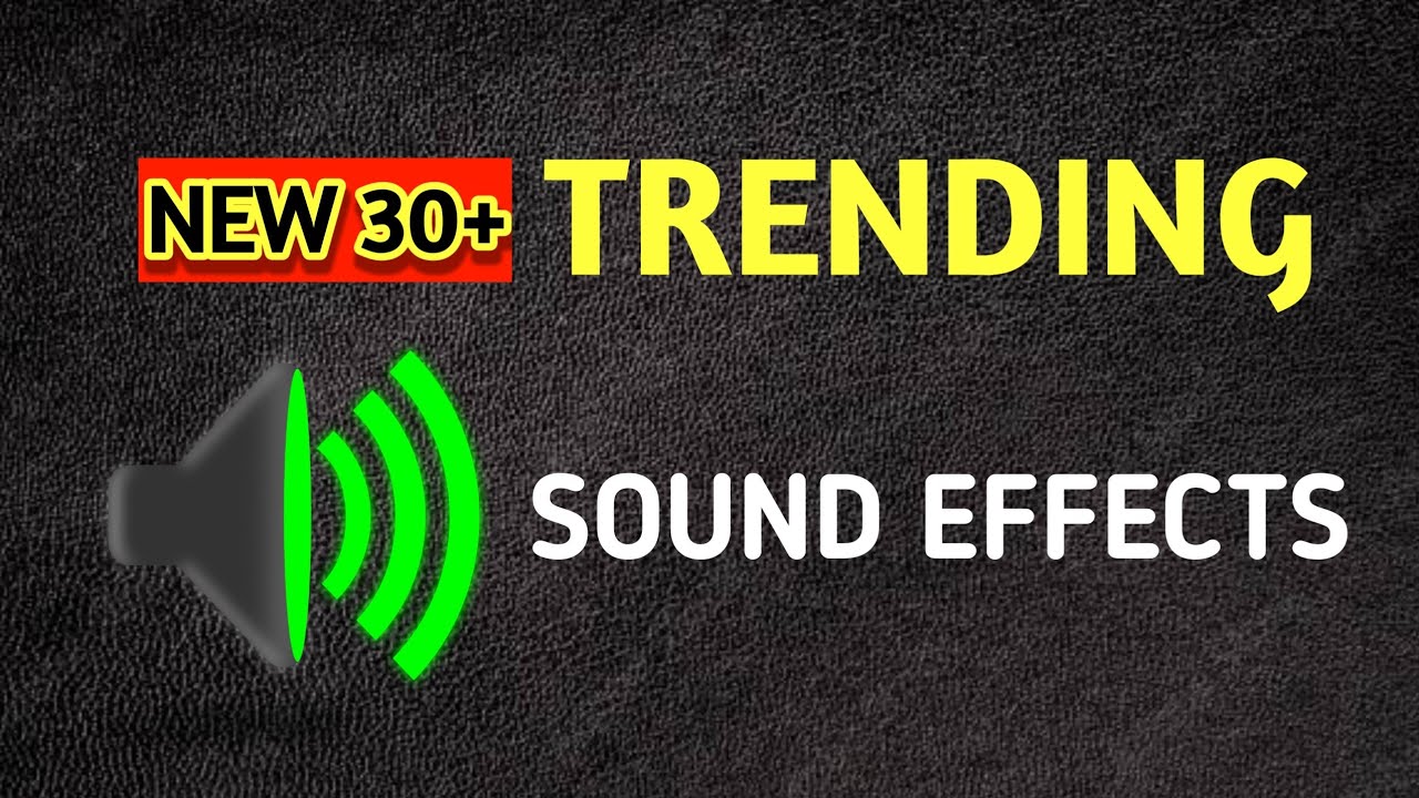 TOP 35 SOUND EFFECTS DOWNLOAD FREE - YouTube