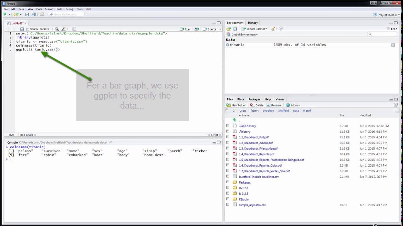 How to make bar charts in RStudio using ggplot2 - YouTube