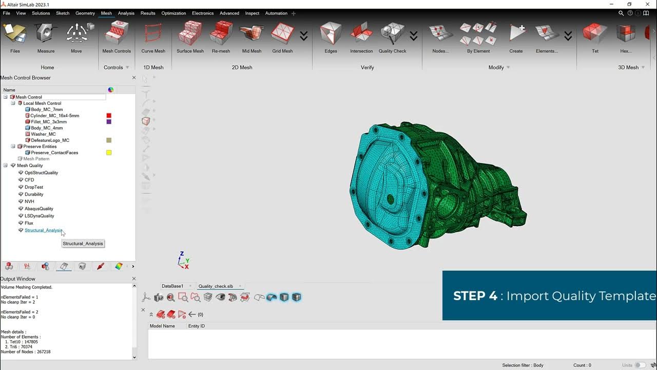 SimLab - Mesh Quality Check - YouTube