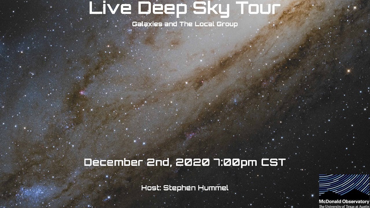 Live Deep Sky Tour | December 2nd, 2020 - YouTube