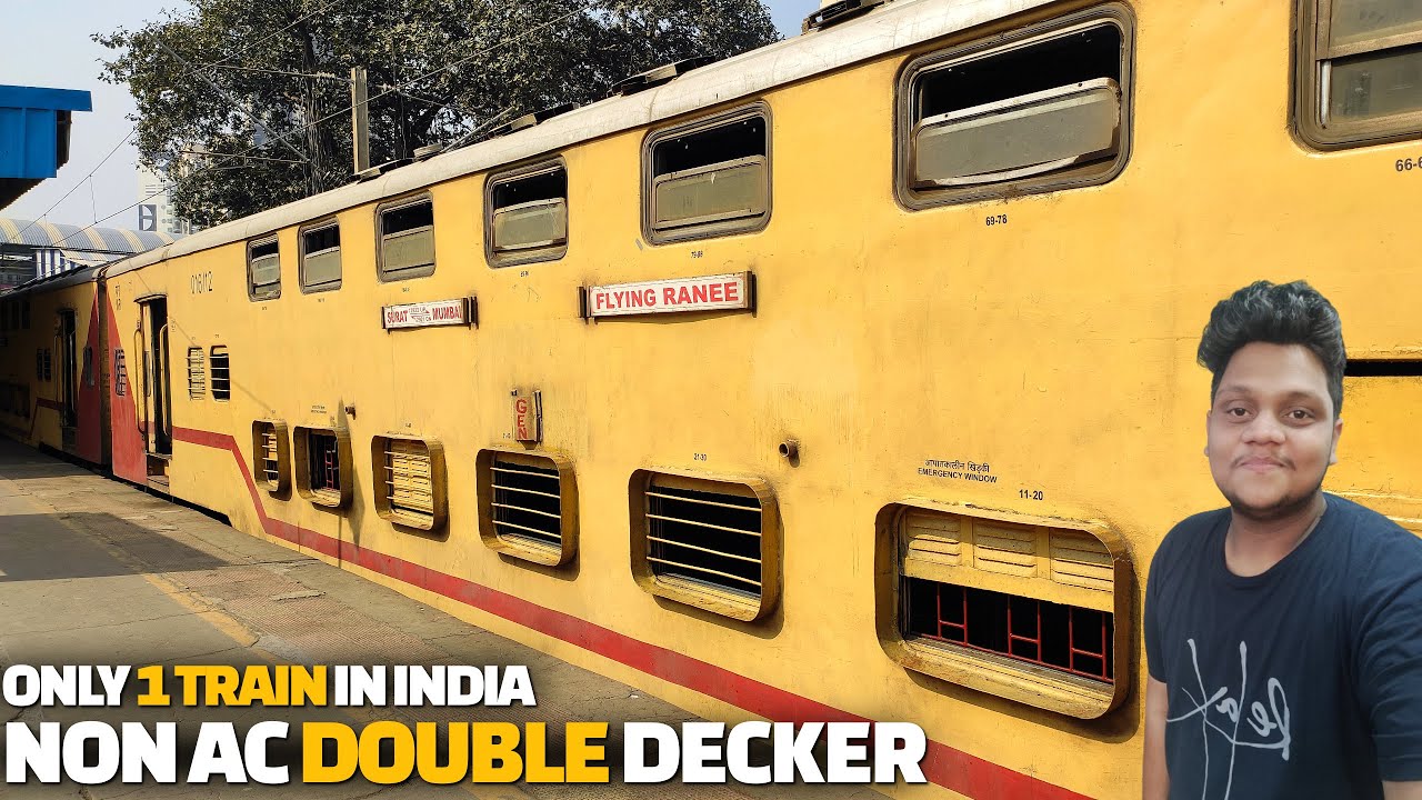 Flying Ranee Train Journey | Only Non AC double decker train in India ...