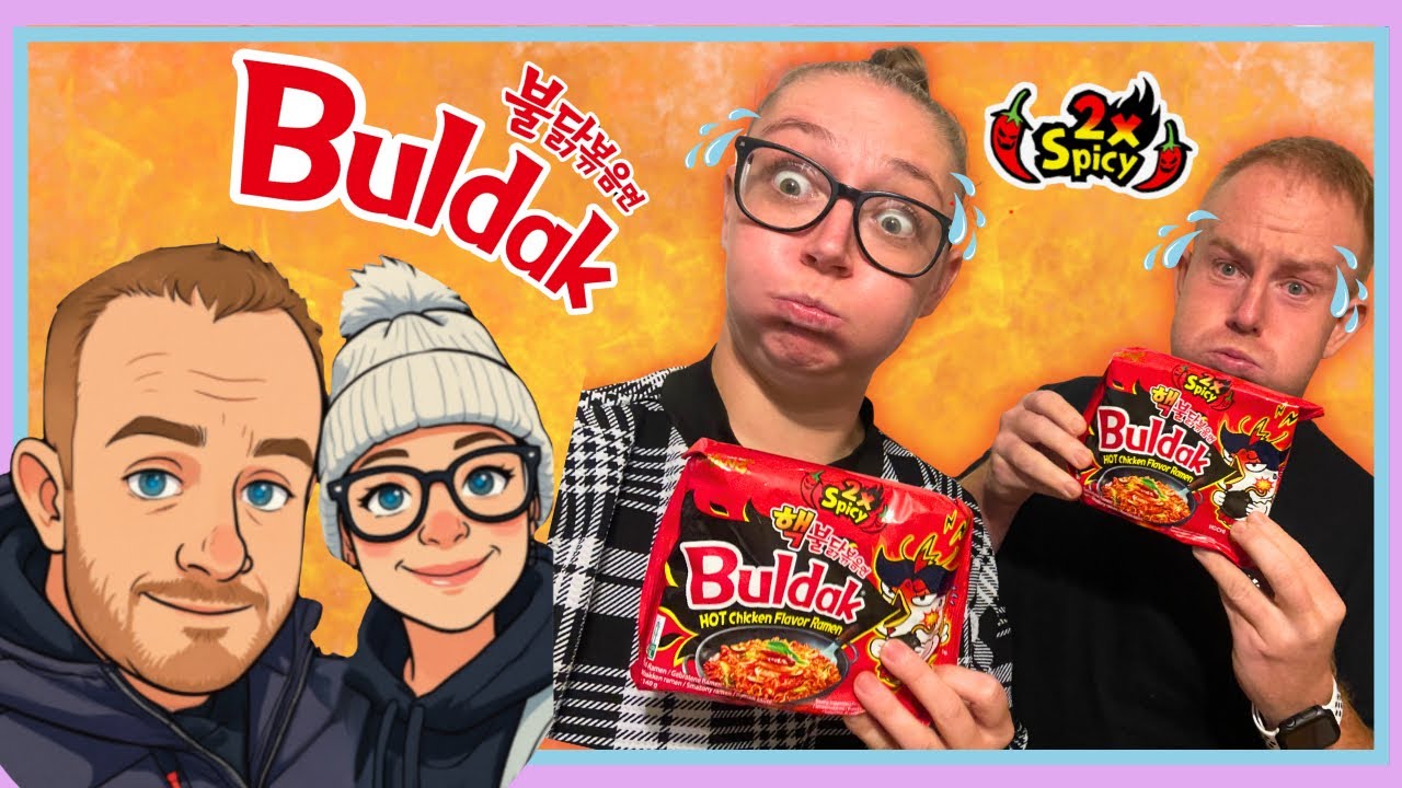 2x Spicy Buldak Noodle Challenge - YouTube