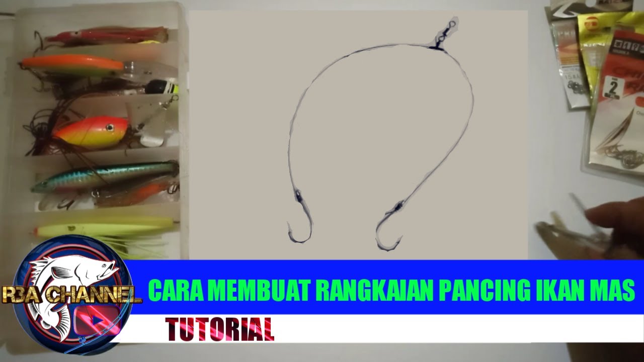 Cara Membuat Simpul T || Rangkaian Pancing || Settingan Ikan Mas - YouTube