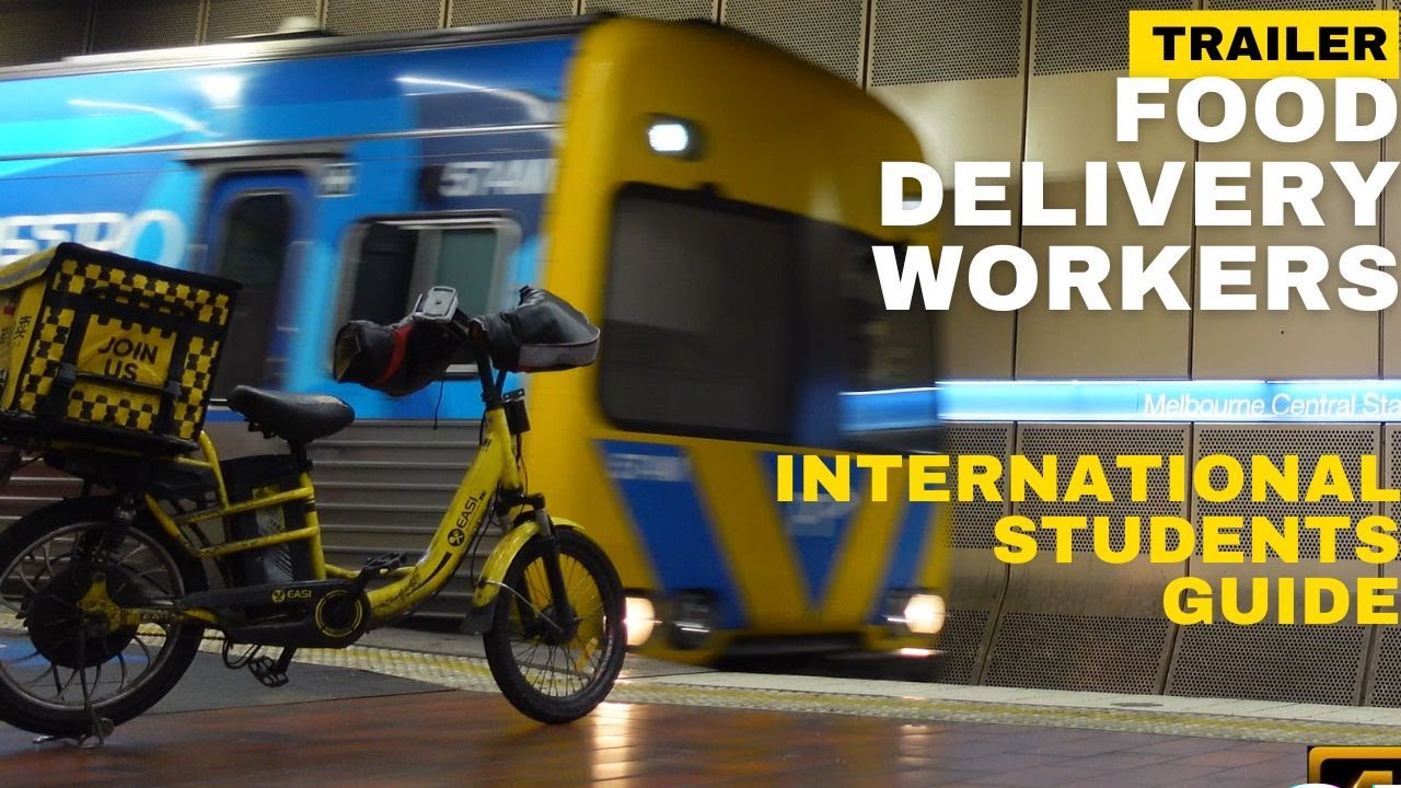 ⁴ᴷ Food Delivery Riders | Guide for International Students Melbourne ...