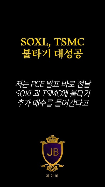 SOXL, TSMC 불타기 대성공 - YouTube