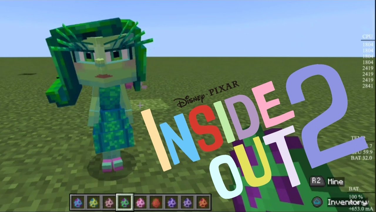 Inside Out 2 Add-on Minecraft Bedrock Edition by @-_tiredy-_ Android ...