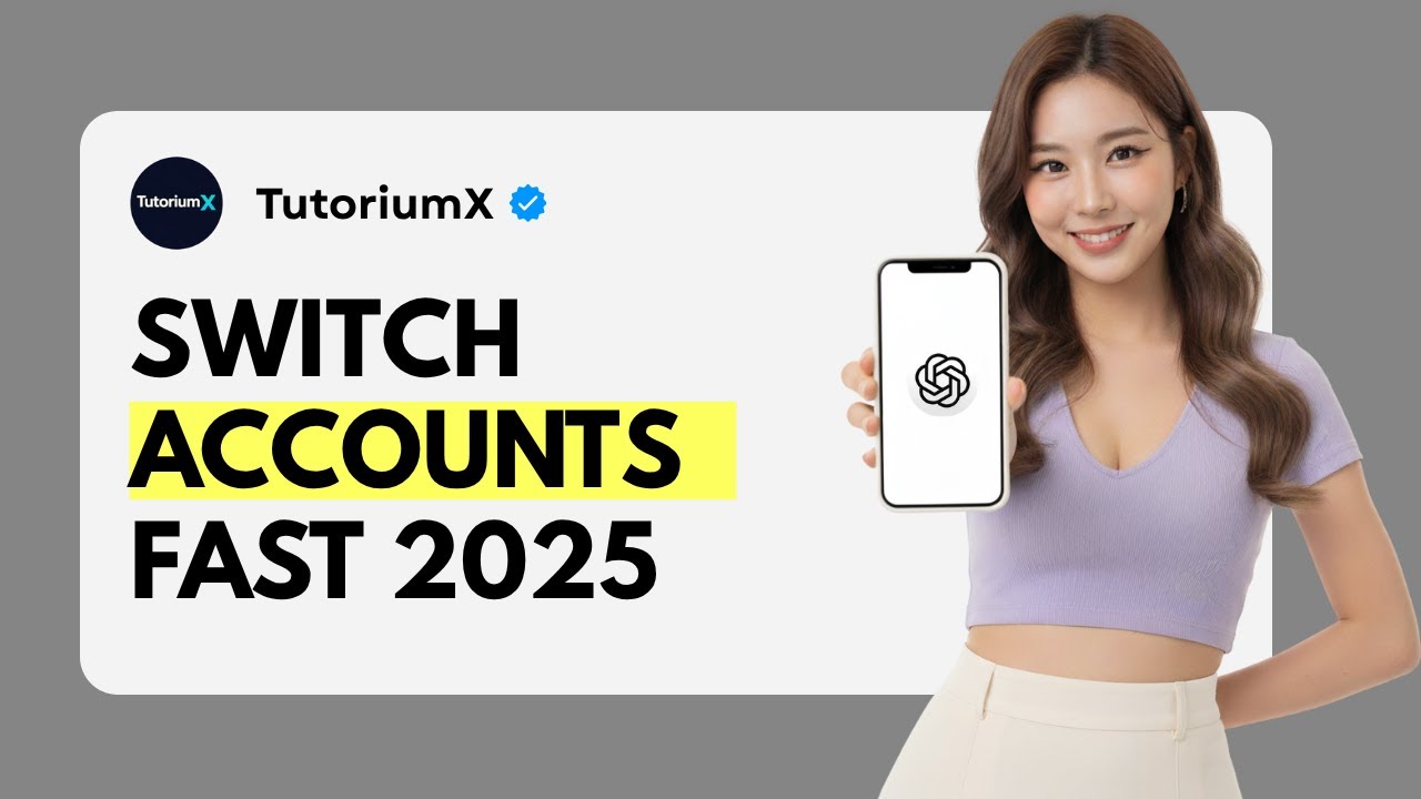 How to Log Out and Switch ChatGPT Accounts 2025 - YouTube