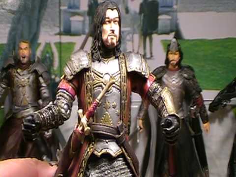 Toy Biz Lord of the Rings "Kings of Middle Earth" gift set - YouTube
