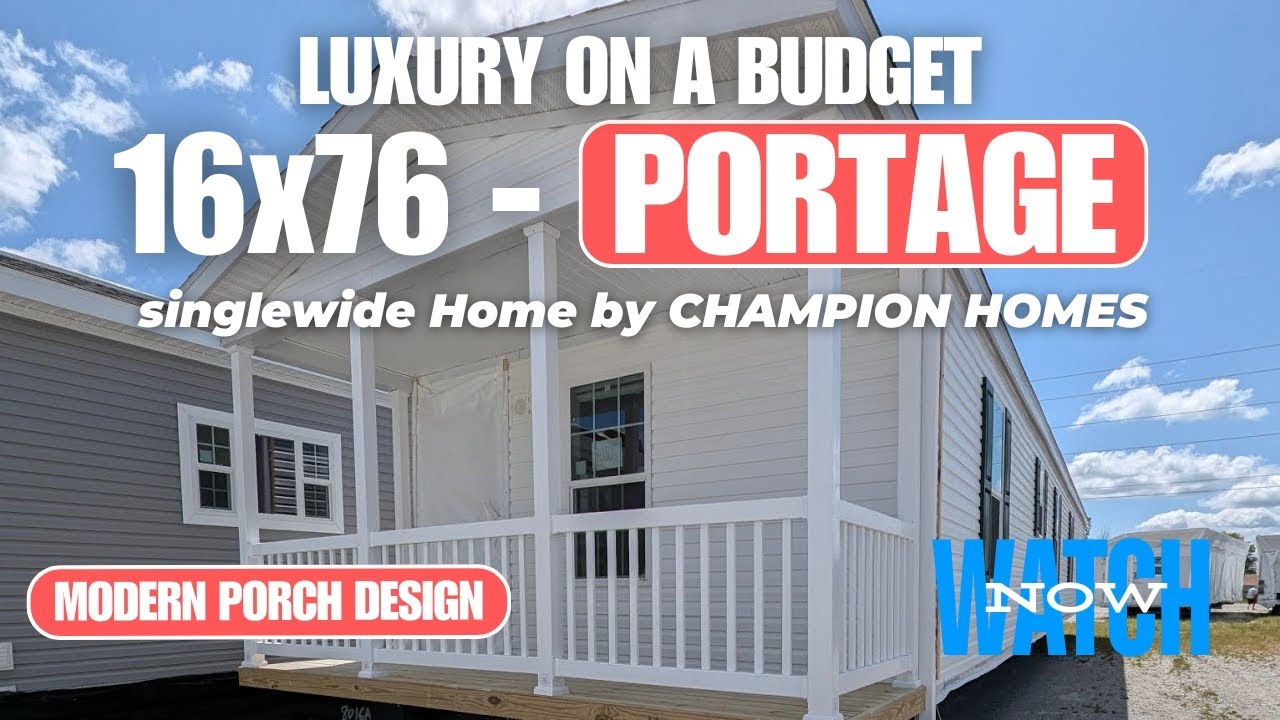 Affordable Mobile Home with Porch and Modern Design – Full Tour! - YouTube