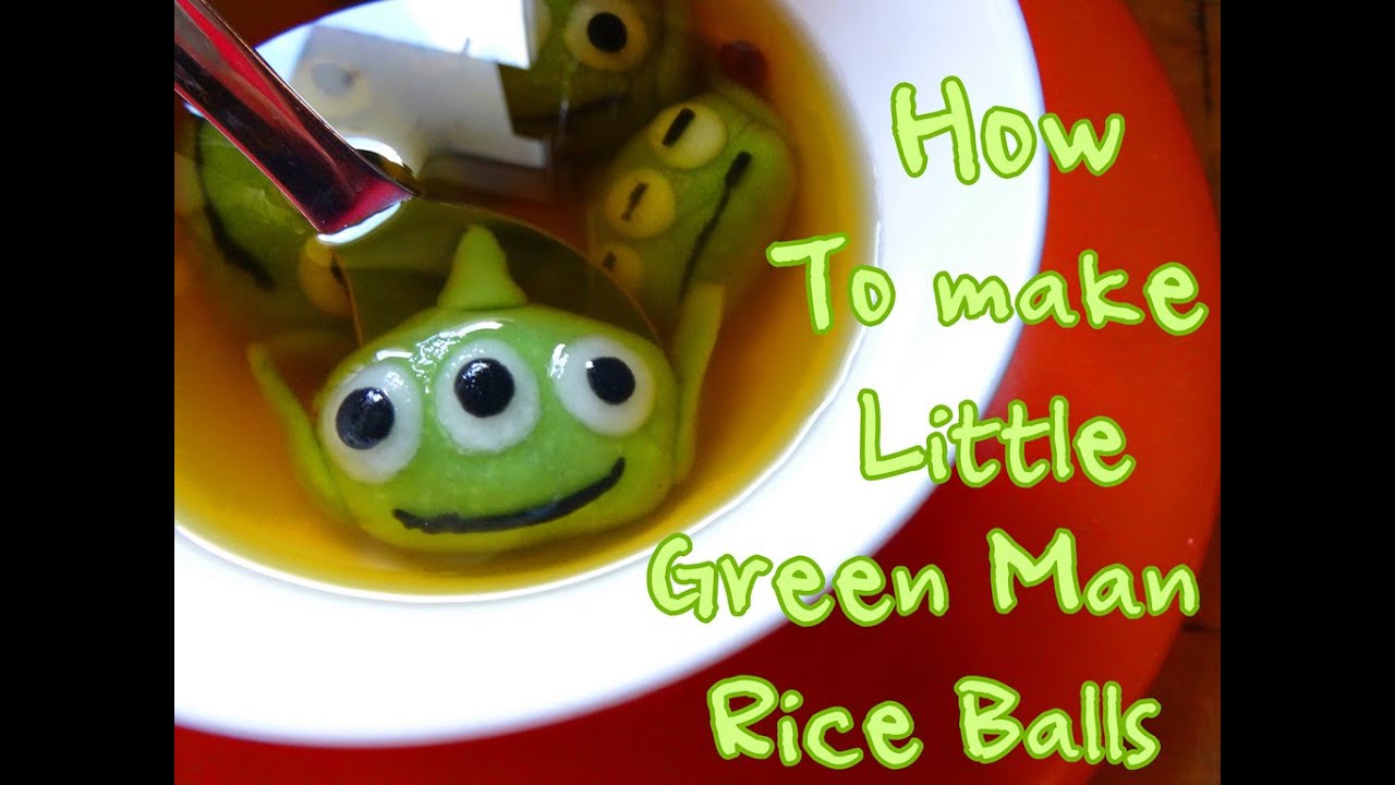 How to make Little Green Man Rice Balls 三眼仔湯圓 - YouTube