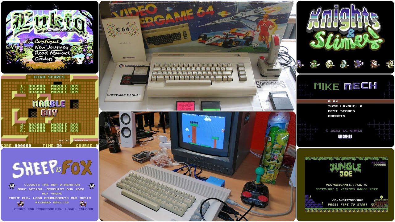 Borsuk Retro Gry TV: COMMODORE 64 - Przegląd Nowości #20 (Lykia, Jungle ...