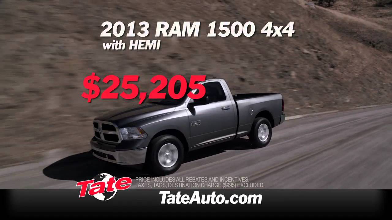 Tate Dodge Chrysler Jeep Ram - YouTube