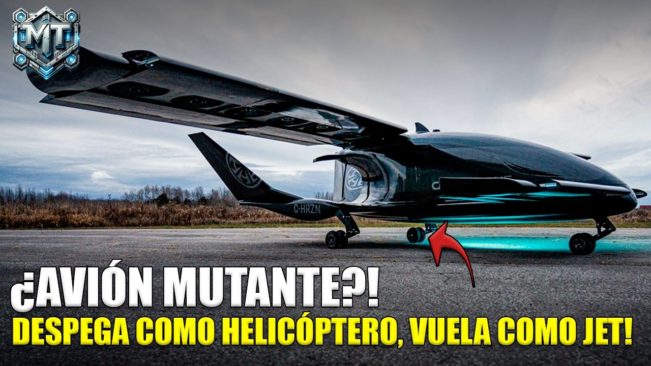 CANADÁ VUELA para el FUTURO Primer eVTOL con ALAS RETRÁCTILES en ACCIÓN ...