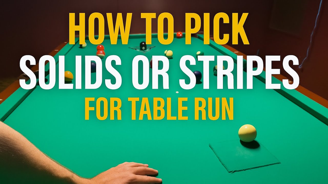 How to Pick Solids or Stripes After the Break | Pro Pool Strategy - YouTube