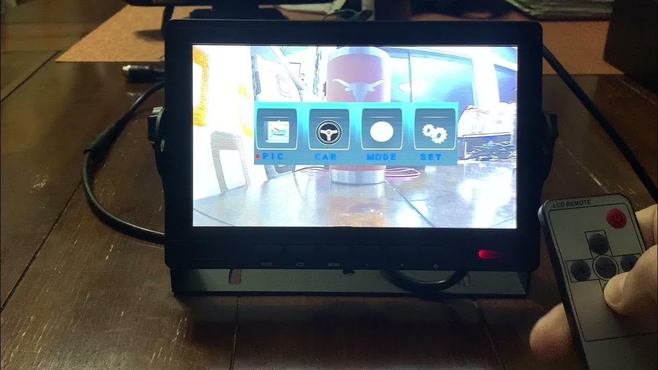 How to change LCD settings - YouTube