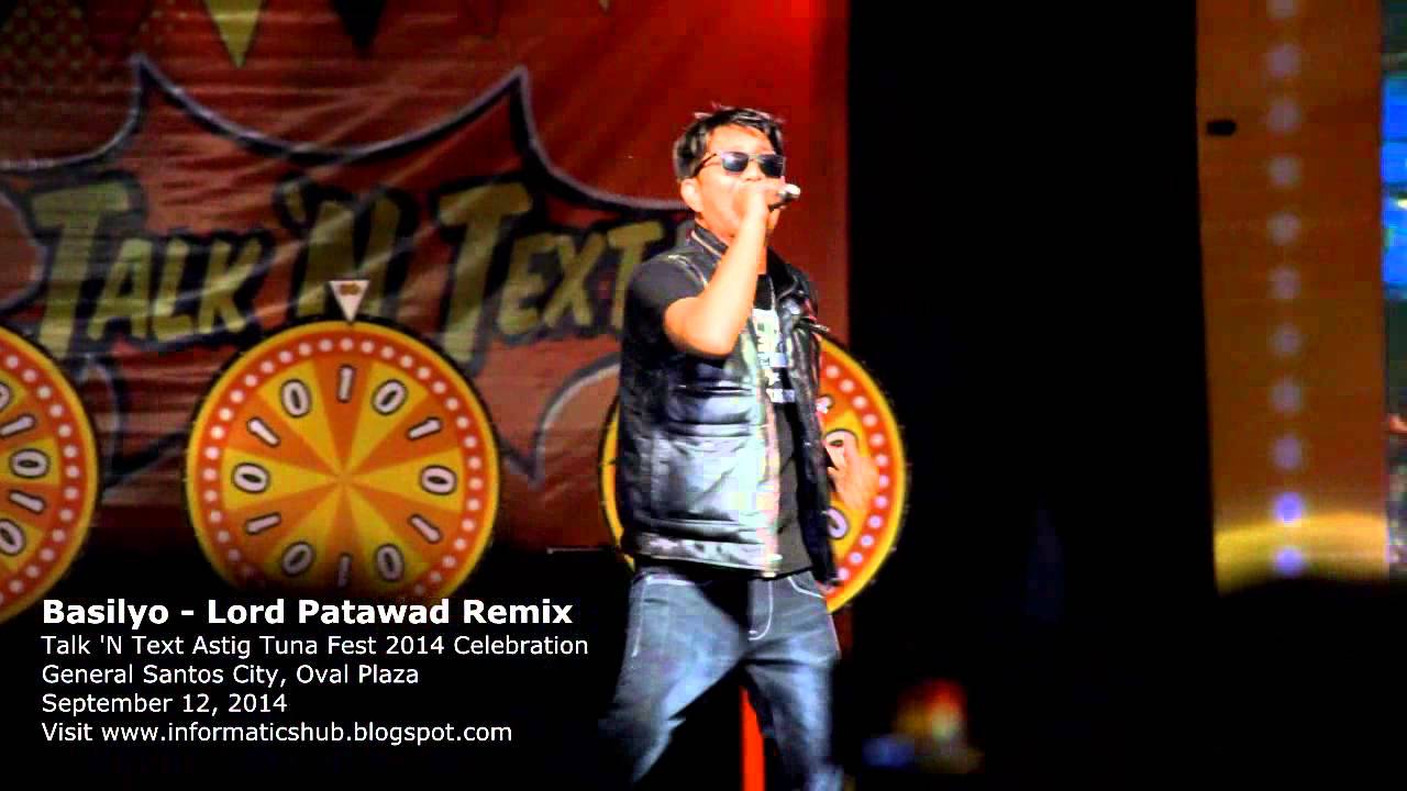 Basilyo in Live Gensan - Lord Patawad Remix - YouTube