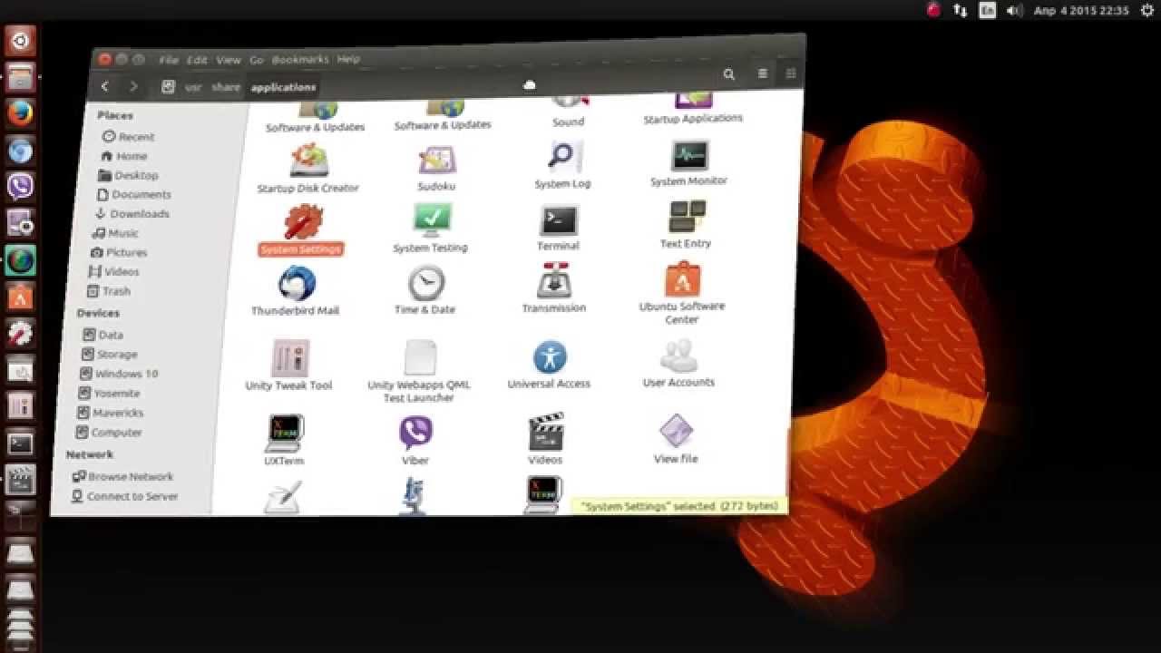 how to change ubuntu apps icons in 14.04/14.10 - YouTube