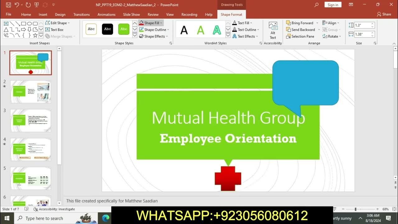 PowerPoint 2019 Module 2 End of Module Project 2 || 2019 Module 2 End of Module Project 2 - YouTube