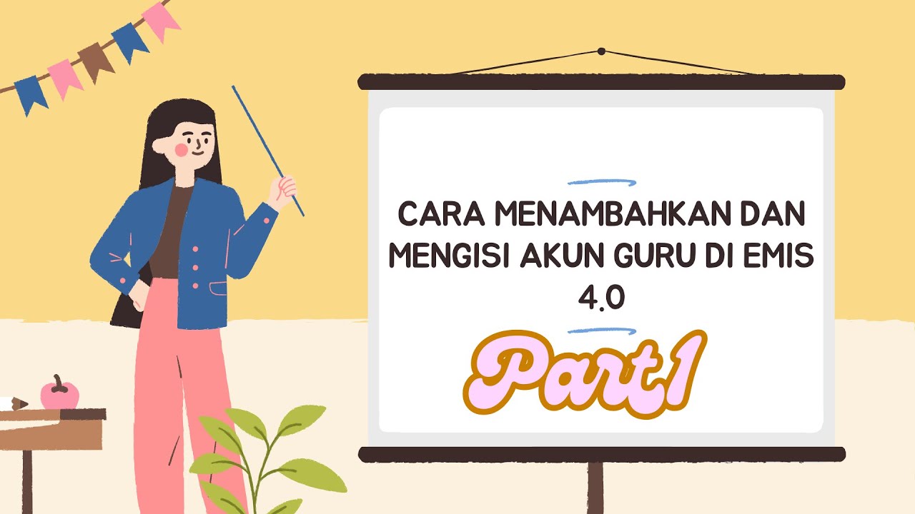 CARA MENAMBAHKAN DAN MELENGKAPI DATA GURU DI AKUN GURU EMIS 4.0 TAHUN 2024 - YouTube