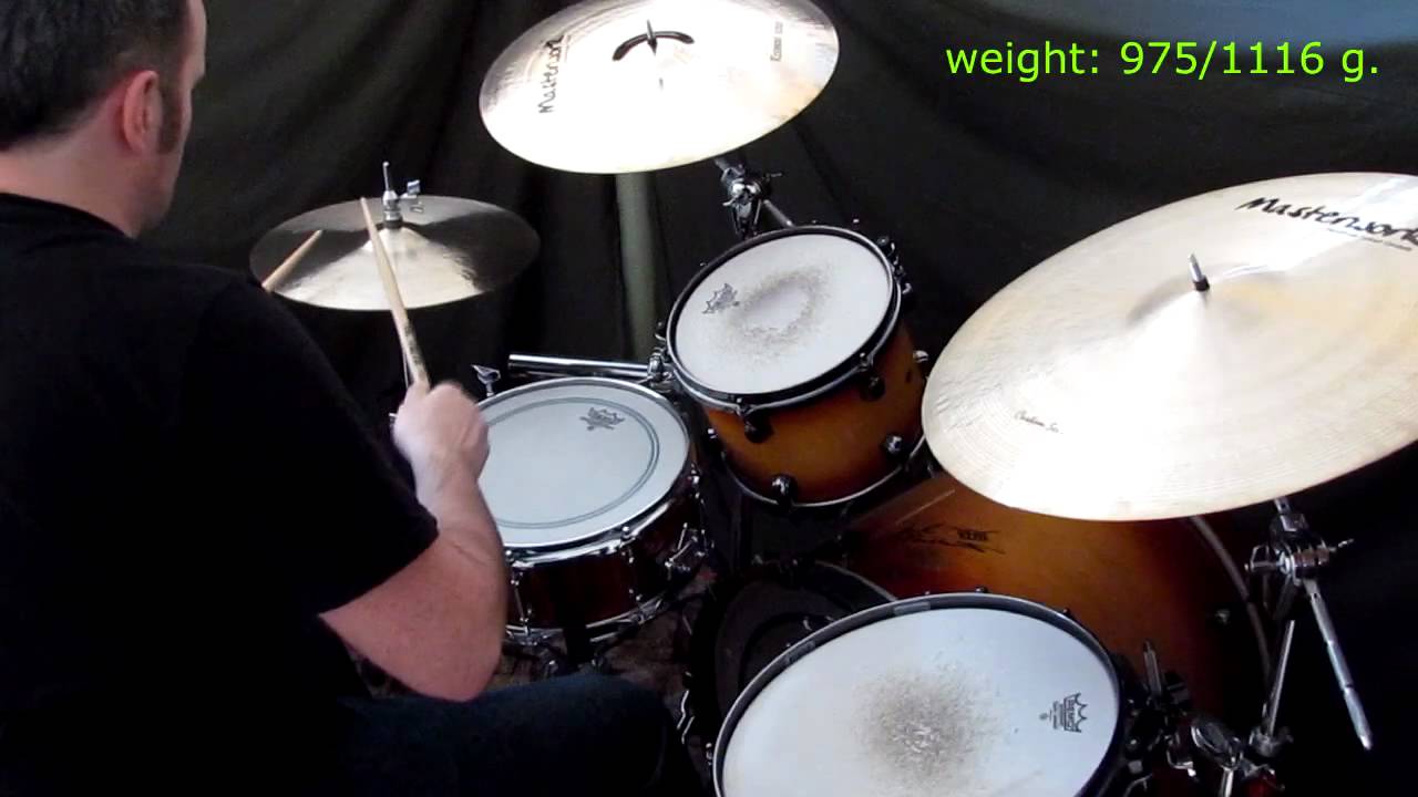 Masterwork Jazz Master Hi Hat 14" weight: 975/1116 g. - YouTube