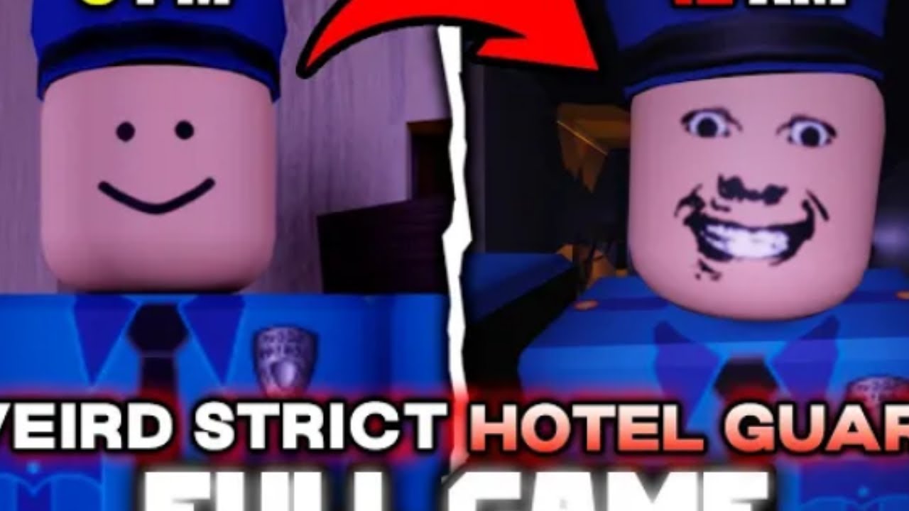 weird strict hotel guard - YouTube