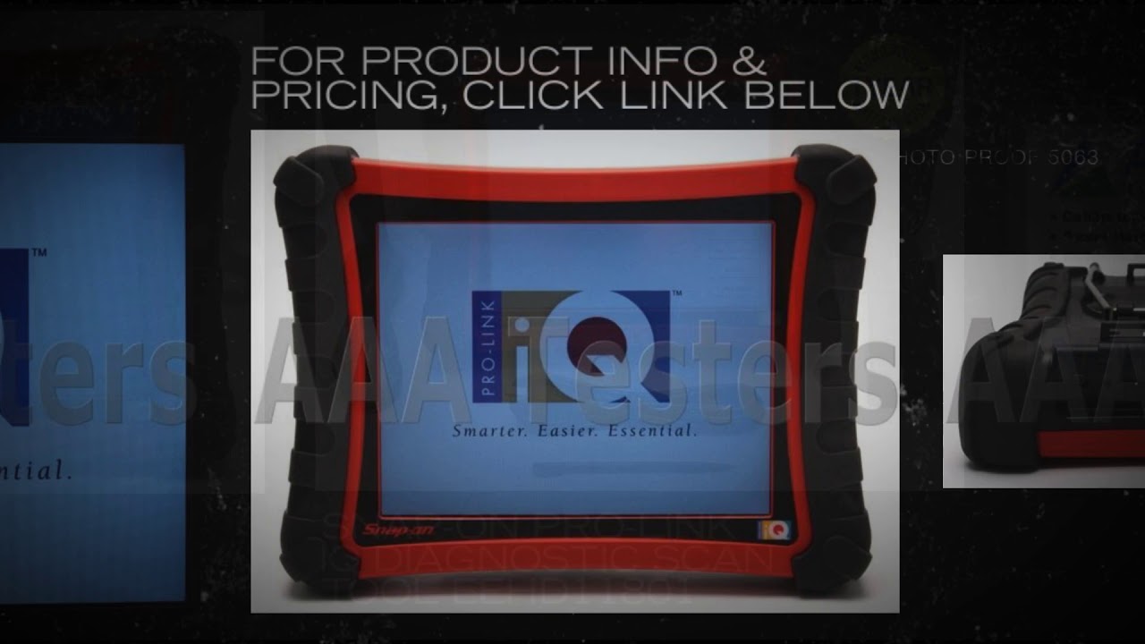 Snap-On Pro-Link iQ Diagnostic Scan Tool EEHD11801 - YouTube