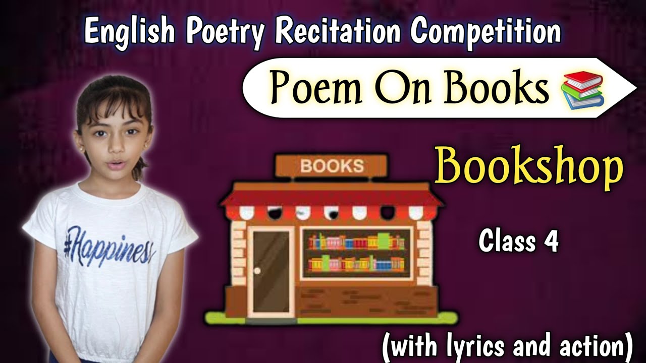 English Poem - Bookshop | English Poetry Recitation Competition for ...