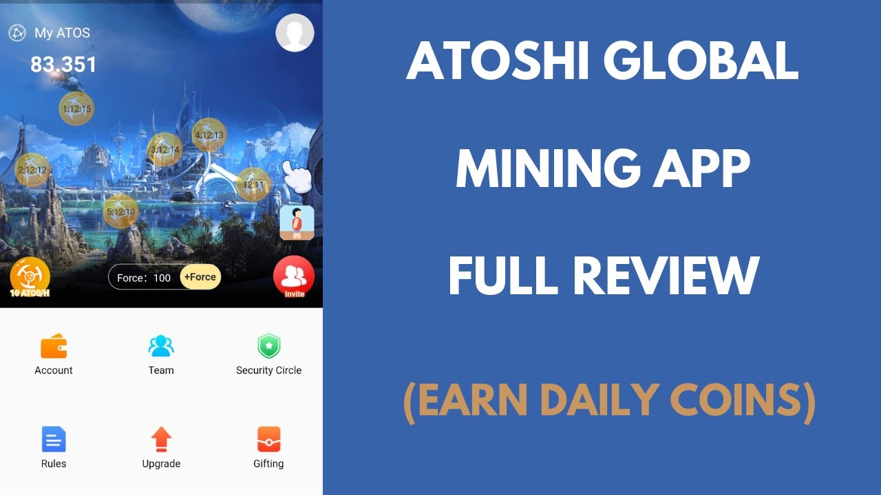 ATOSHI Global Mining App Real or Fake | ATOSHI Global Mining Review ...