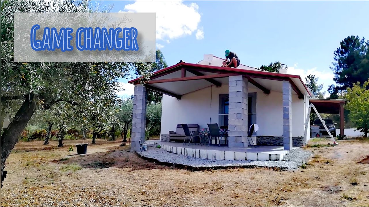 29: INSTALLING CHAPA on our Portuguese Quinta!!! - YouTube