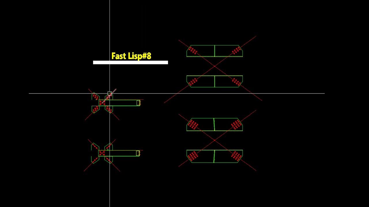 Autolisp-FastLisp#8 (Auto Dim Gusset Plate) - YouTube