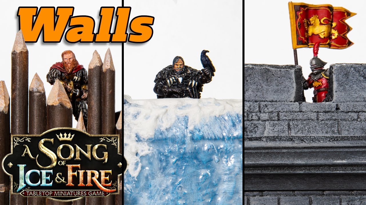 Improved Wall Tokens | A Song of Ice and Fire Miniatures Game - YouTube