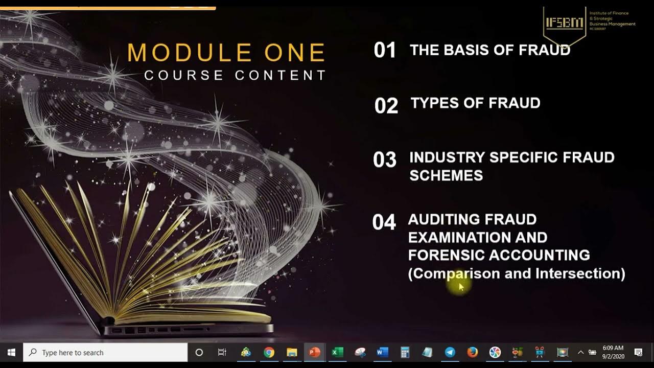 Fundamentals of Forensic Accounting and Fraud Examination ...