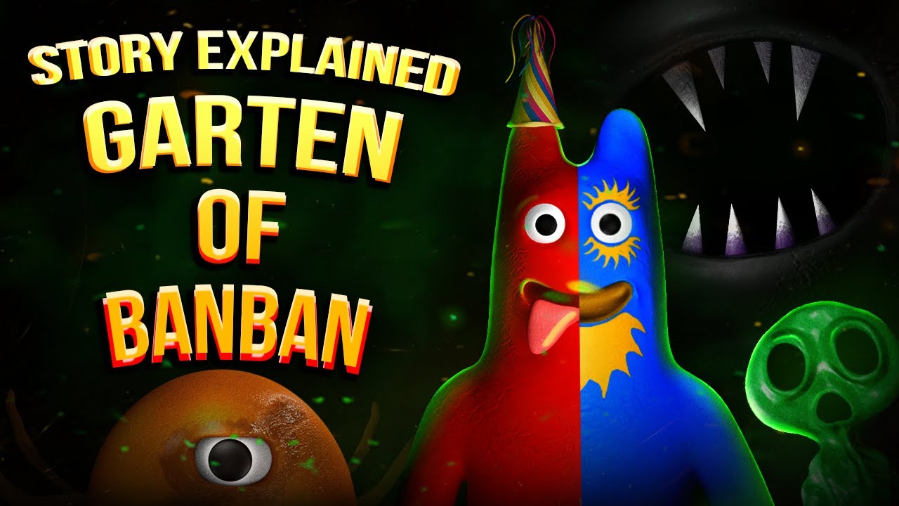 Garten of Banban - FULL STORY EXPLAINED (ALL PARTS & ALL SECRETS) - YouTube
