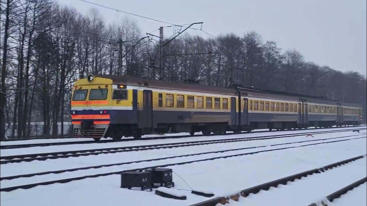 ЭР2Т-7113 торможение ЭДТ. - YouTube