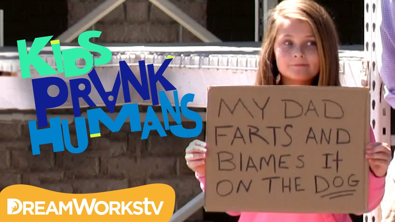 Funny Shame Sign Prank | KIDS PRANK HUMANS - YouTube