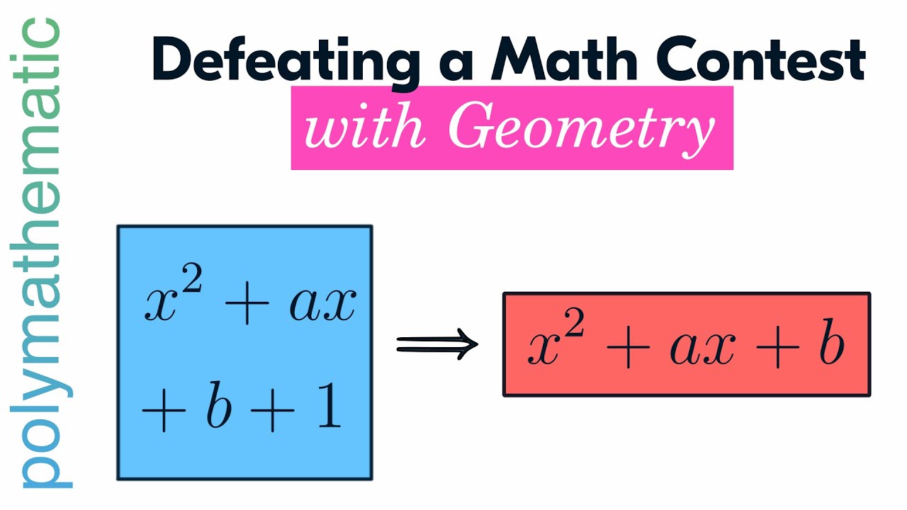 Solve This Quadratics Question with Some Clever Geometry // [MATH ...