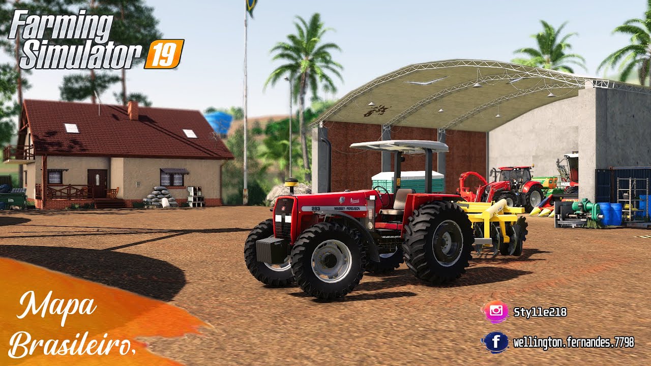 Primeiro mapa BR para CONSOLE ! SUL DO BRASIL MAP | Farming Simulator ...