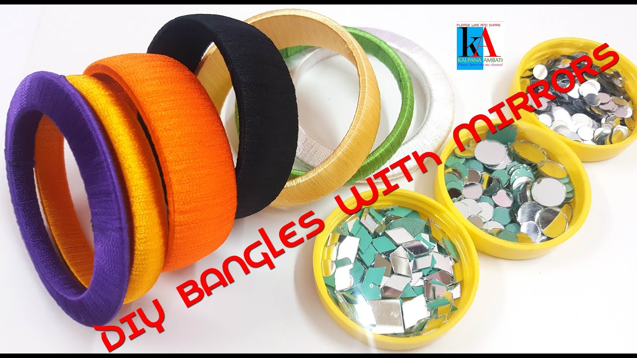 3 Handmade Silk Thread Bangles !! Silk thread Bangles !! kalpana ambati silk thread jewellery ...