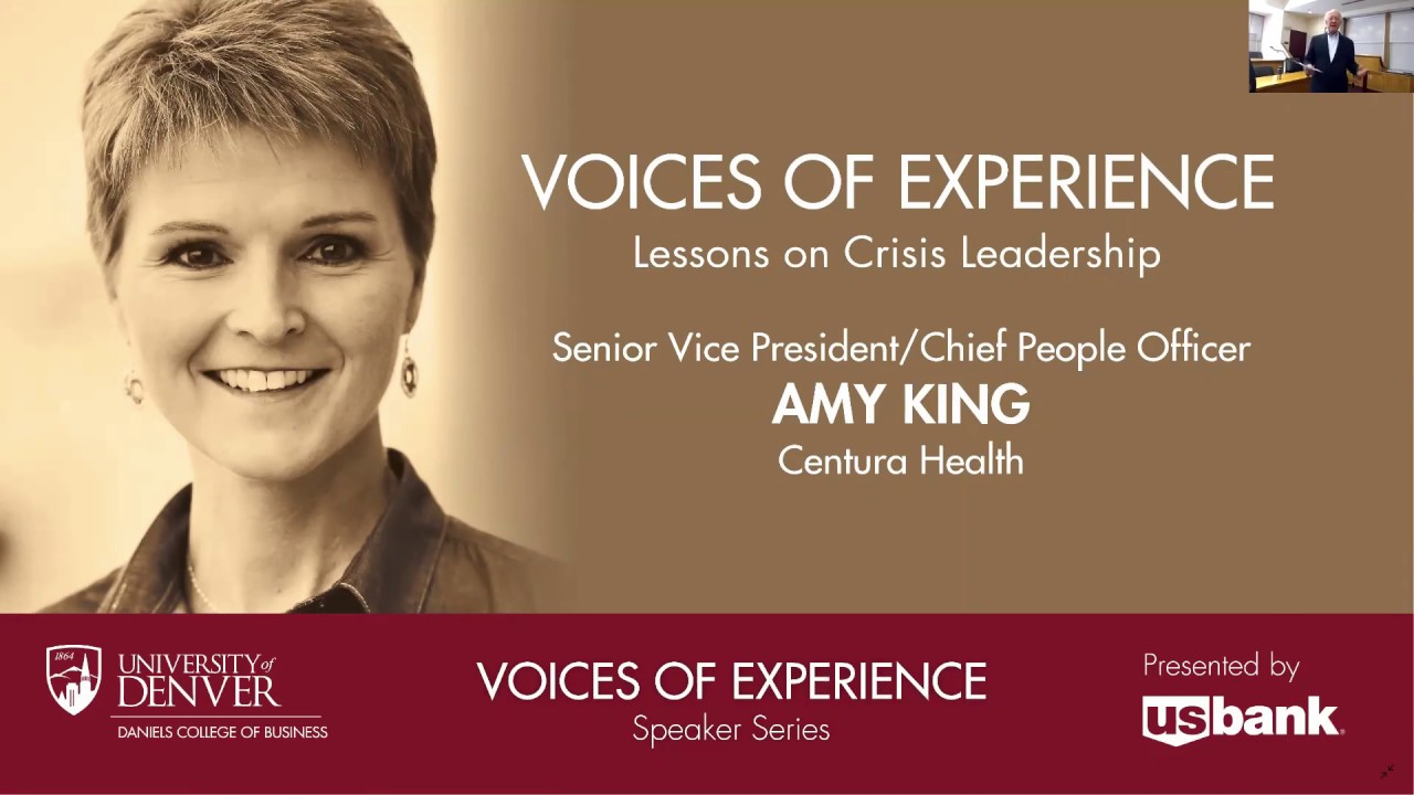 Voices of Experience with Amy King, senior vice president and chief ...