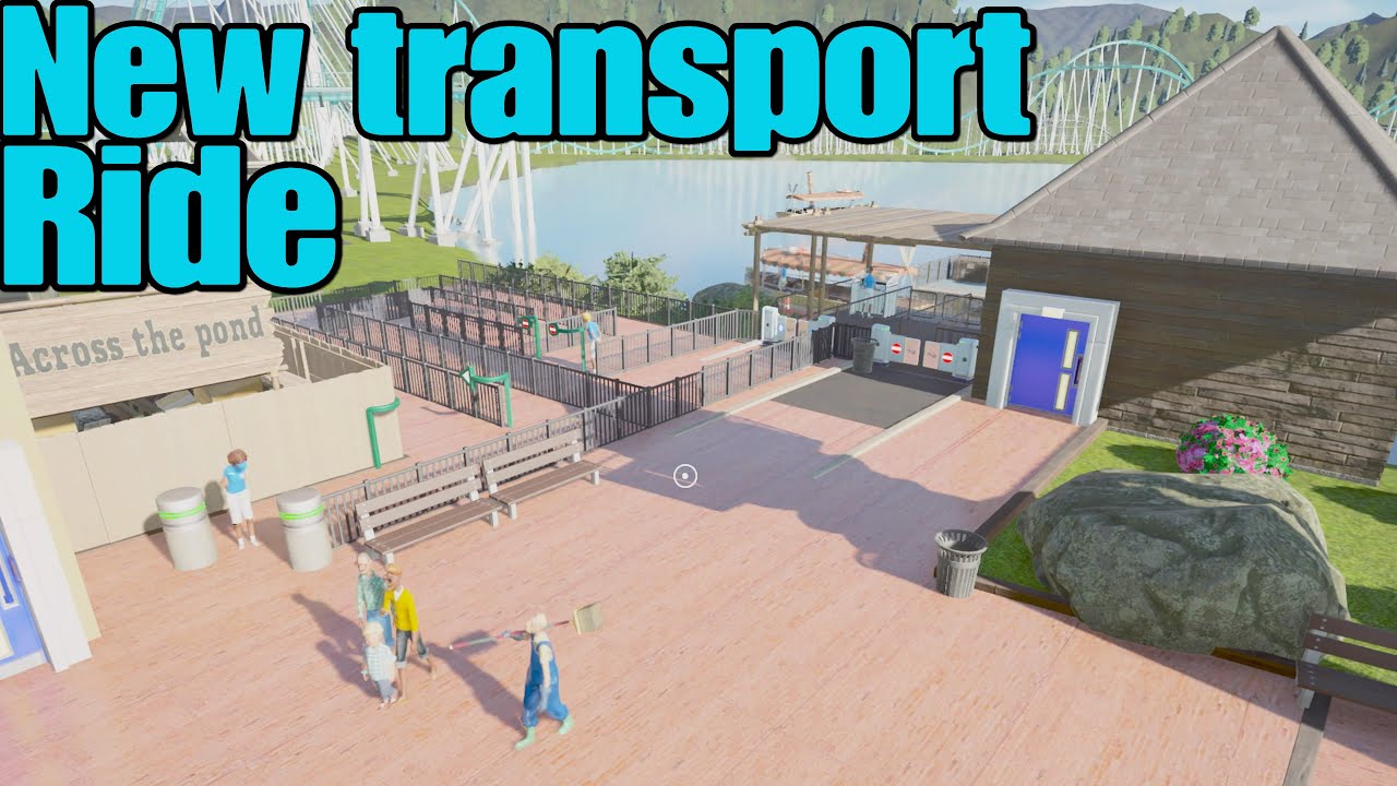 New transport ride (planet coaster) - YouTube