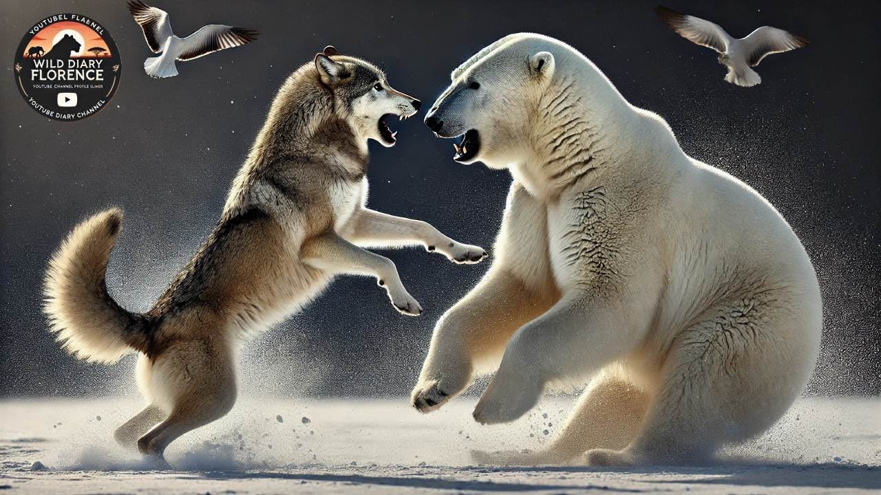 Gray Wolf vs. Polar Bear: The Ultimate Arctic Predator Showdown! - YouTube