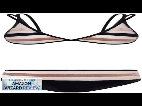 ADRIANA DEGREAS Striped Velvet BikiniThis playful and also very chic velvet tulle cut-out Review