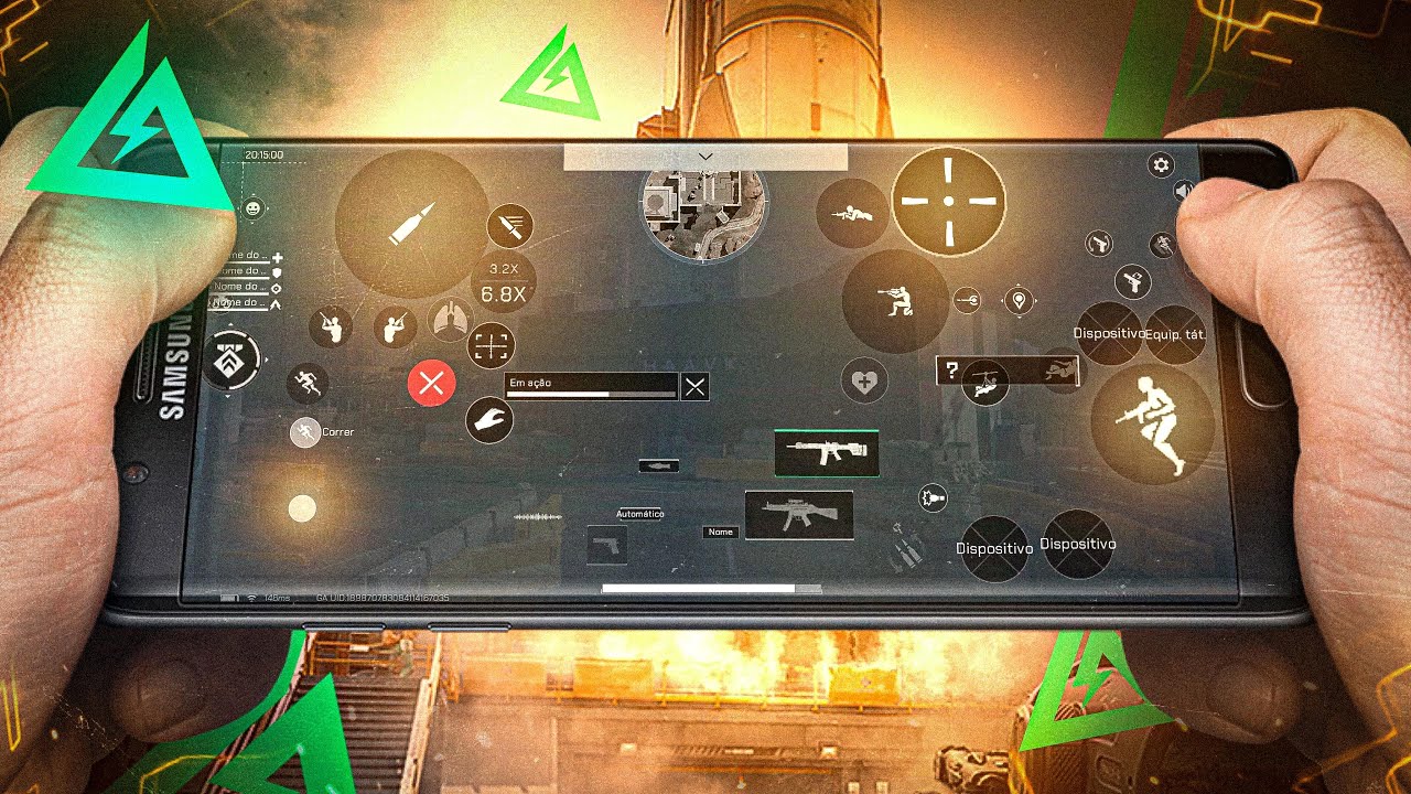 O MELHOR HUD PRA JOGAR DELTA FORCE MOBILE! 🔥 (Com Giroscópio) - YouTube