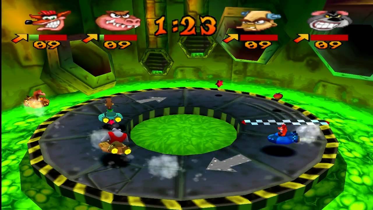 Let's Play Co-op Crash Bash: 64 - Sludge in your Grill - YouTube