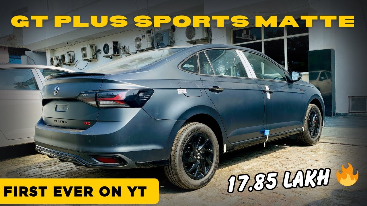 Volkswagen Virtus Matte Grey || Virtus GT plus Sports 2024 || Virtus ...